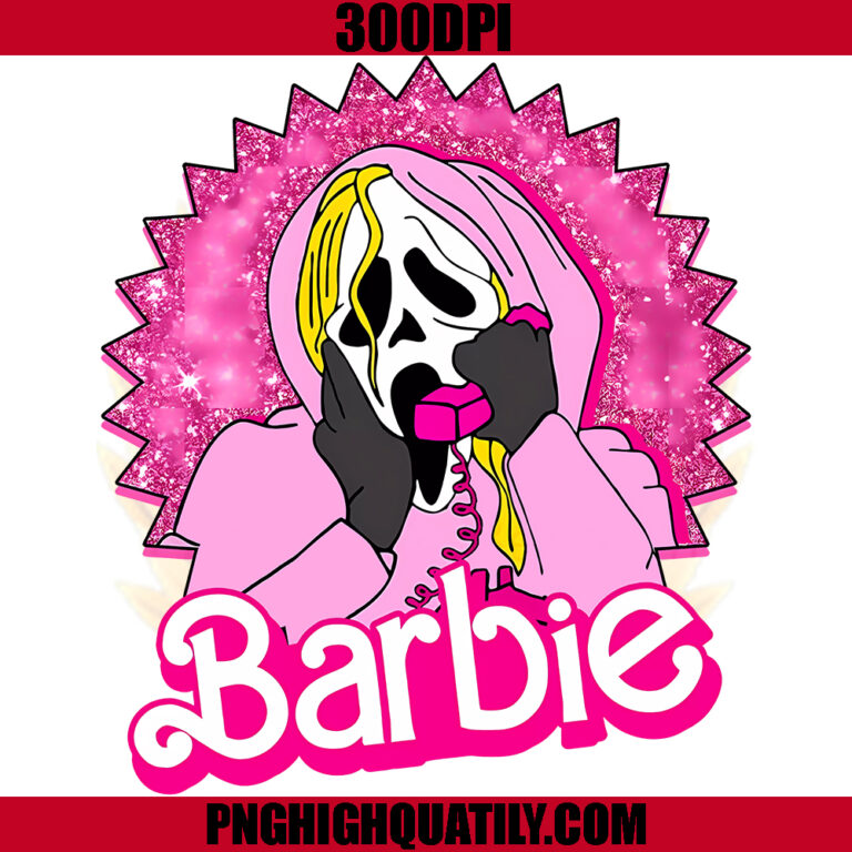 Horror Barbie PNG, Come on Barbie PNG, Let's Go Party PNG, Ghost Face ...
