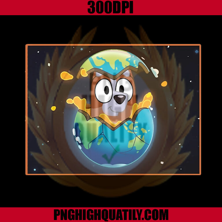 Bluey SleepyTime PNG, Bingo Earth PNG, Bluey Bingo PNG