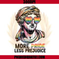 More Pride Less Prejudice PNG, LGBT Pride Month More Pride PNG