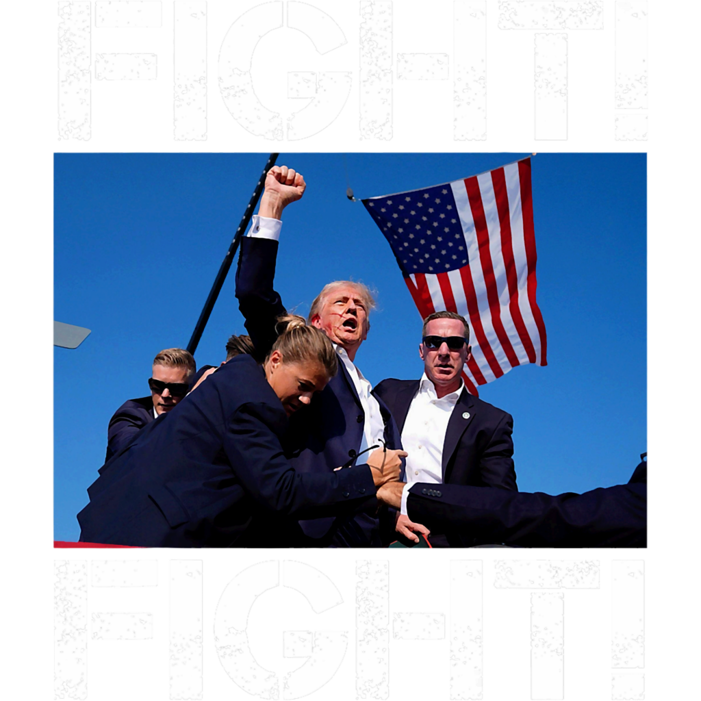 Trump Fight PNG, Trump Fighting PNG