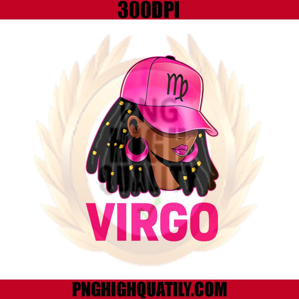 Virgo Queen Loc'd Hair Black Png, Zodiac Sign Png, Black Woman