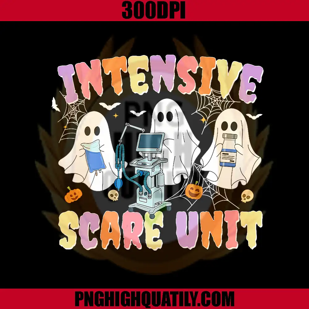 Intensive Care Scare Unit PNG, Ghost Halloween Nurse PNG, ICU Nursing PNG