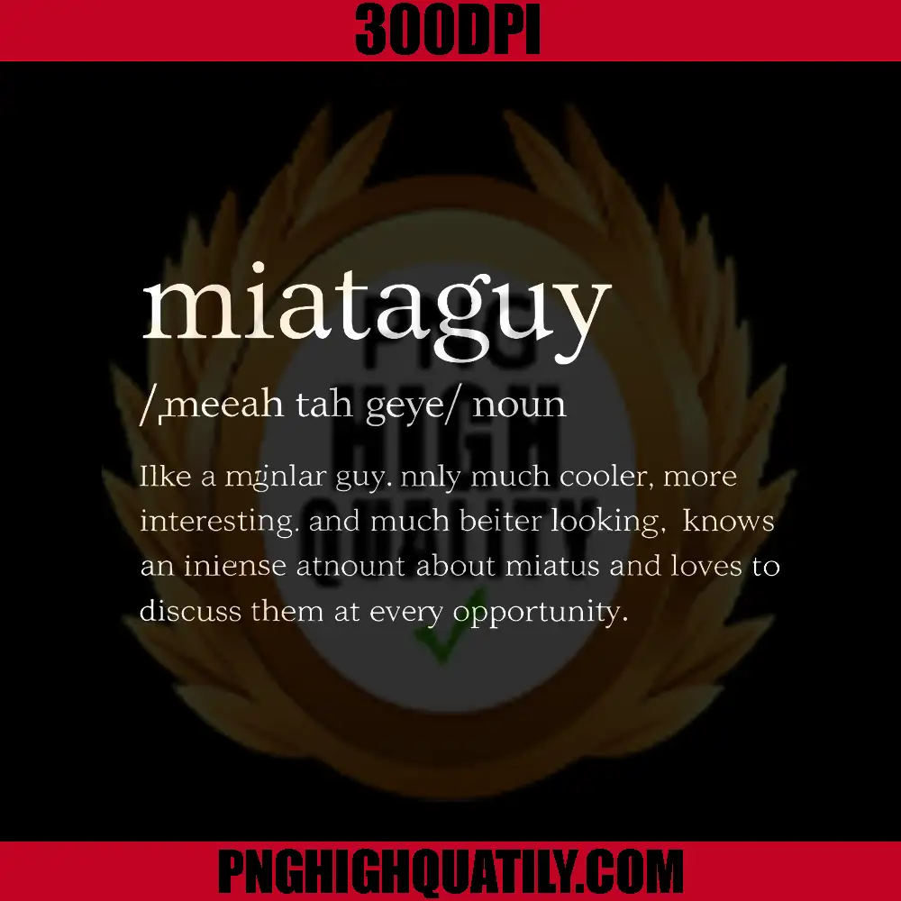 Miata Guy PNG, Car Definition Parody PNG