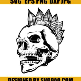 Skull-With-Mohawk-Svg_-Mohawk-Hair-Svg_-Skeleton-Svg