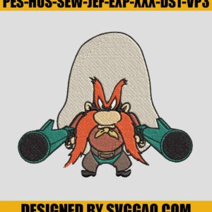 Yosemite Sam Embroidery Design – SVGGAO