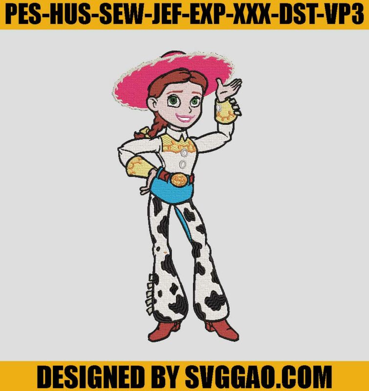 Jessie Toy Story Embroidery Machine, Toy Story Characters Embroidery ...