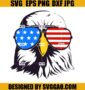 Patriotic Eagle With Sunglasses SVG- Freedom SVG- Fourth Of July SVG