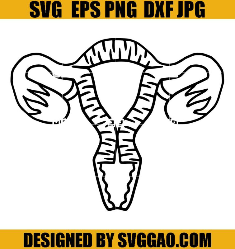 Uterus Shape Svg- Uterus Svg- Halloween Svg