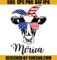 Merica Svg- Heifer Cow USA- Usa Bandana Svg-Fourth Of July SVG