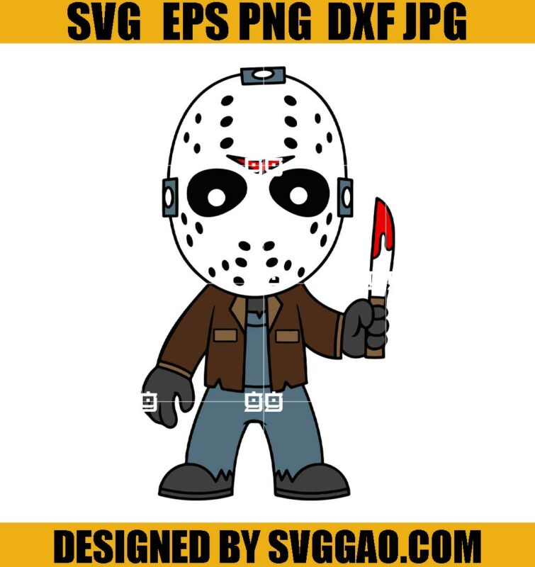 Jason Horror Svg, Halloween Cut File