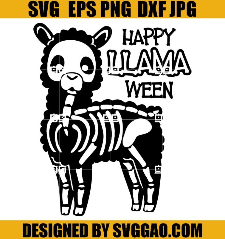 Happy Llamaween Svg, Llama Svg, Halloween Svg – SVGGAO
