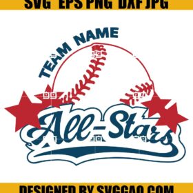 All Stars Baseball Svg , All Stars Svg, Baseball Svg. Baseball Team Svg