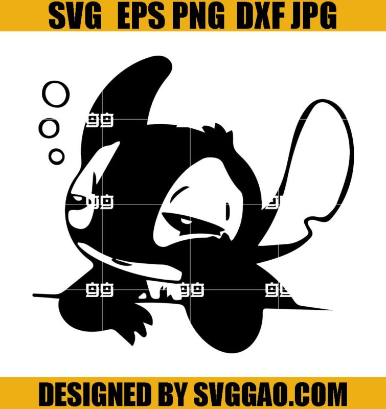 Sad Stitch SVG PNG DXF EPS Instant Download
