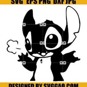 Stitch Ok Svg, Stitch Hello Svg, Disney Cartoon Svg