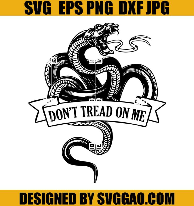Gadsden SVG- Don't Tread On Me SVG