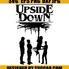 The Upside Down SVG, ST4 SVG, Stranger Things SVG – SVGGAO