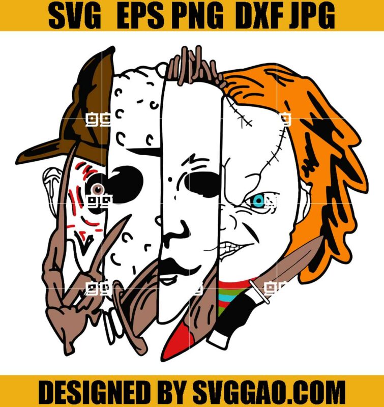 Halloween Horror SVG, Scary Friends SVG, Halloween SVG – SVGGAO