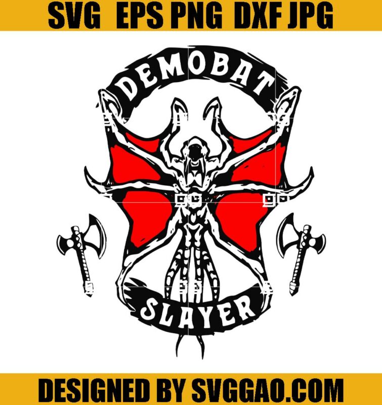 Demobat Slayer Stranger Things SVG, Vecna SVG, ST4 SVG