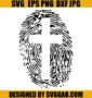Christian Cross Fingerprint SVG, My Identity Is In Christ SVG, Son Of ...