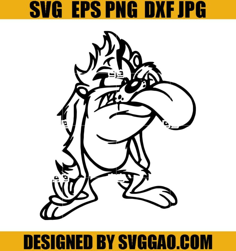 Tasmanian Devil SVG- Cartoon SVG