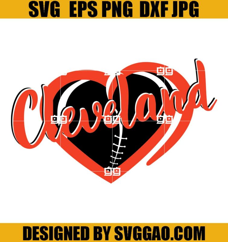 Cleveland SVG, Football SVG – SVGGAO