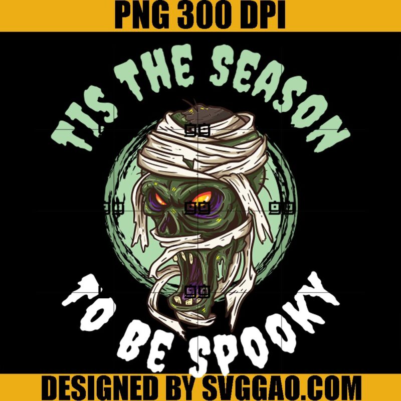 Tis The Season To Be Spooky PNG, Skull Horror PNG