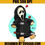 Scream Ghost Face Voodoo Doll PNG, Ghostface Scream PNG