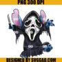 Ghostface Stitch PNG, Ghostface Scream PNG