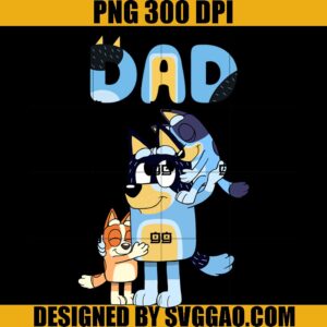 Bluey Bingo And Dad PNG, Bingo PNG