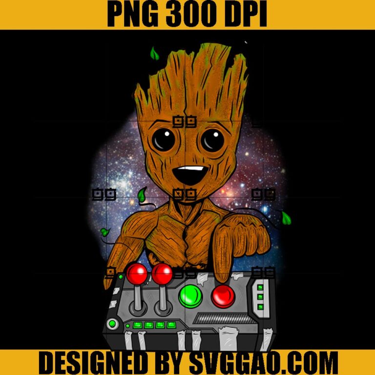 Baby Tree Don't Push The Button PNG, Groot Music PNG