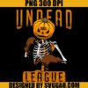 Undead Boxing League PNG, Boxer Halloween Pumpkin Skeleton