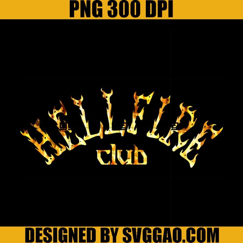 Fellfire Club PNG, Stranger Things PNG, Hellfire PNG – SVGGAO
