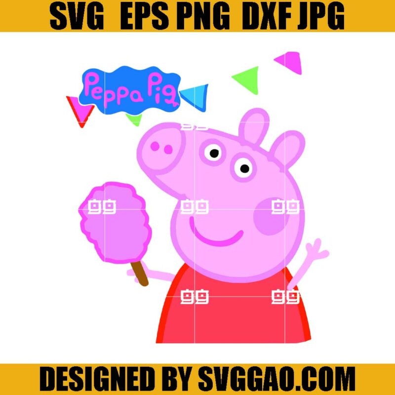 Peppa Pig Cute SVG, Peppa Pig Cartoon SVG, Peppa Pig SVG