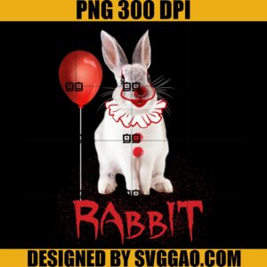 Rabbit Horror Halloween PNG, Bunny Halloween PNG
