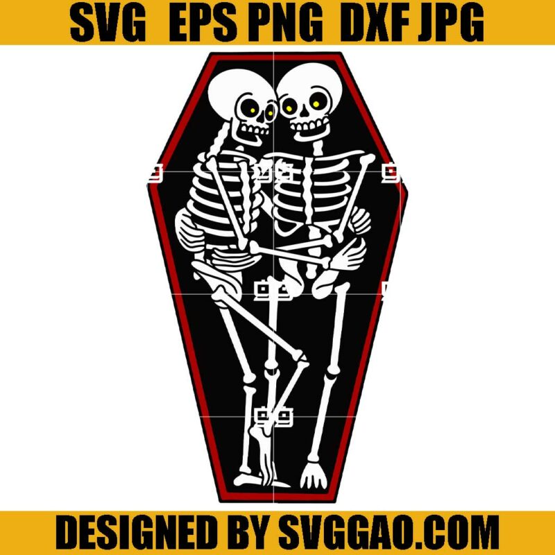 Halloween Skeleton SVG, Skeleton Lovers SVG, Dead Love SVG – SVGGAO