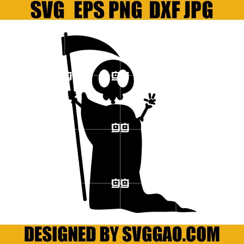 Cute Reaper SVG, Death Halloween SVG, Halloween SVG