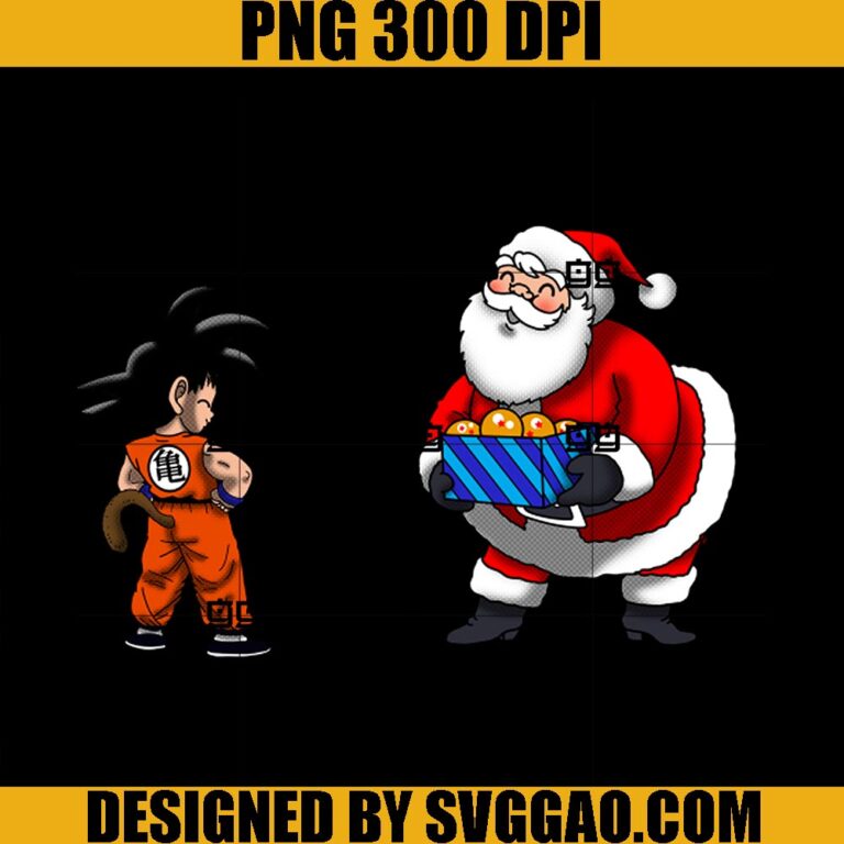 Goku Santa Christmas PNG, Santa Goku Dragon Ball PNG – SVGGAO