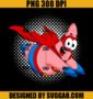 Super Patrick PNG, Cartoon Patrick PNG