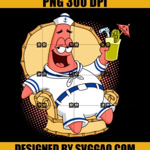 Patrick Parachute PNG, Funny Patrick PNG