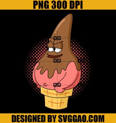 Patrick Chocolate Ice Cream PNG, Cartoon Patrick PNG – SVGGAO