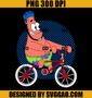 Patrick Bicycle PNG, Cartoon Patrick PNG