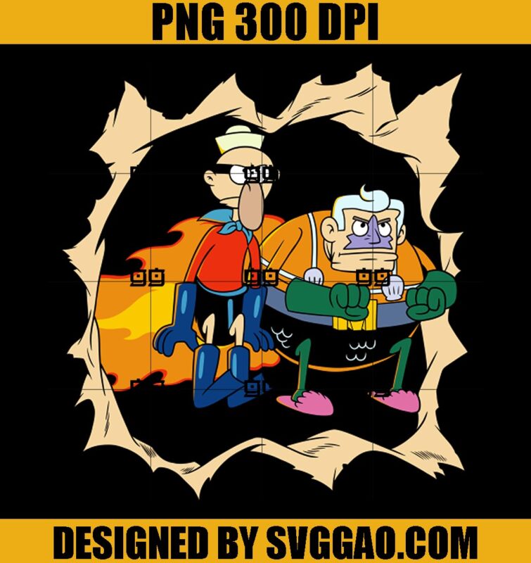 Mermaid Man PNG, Barnacle Boy PNG