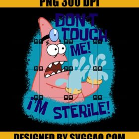 Don’t Touch Patrick Star PNG, Funny Patrick PNG