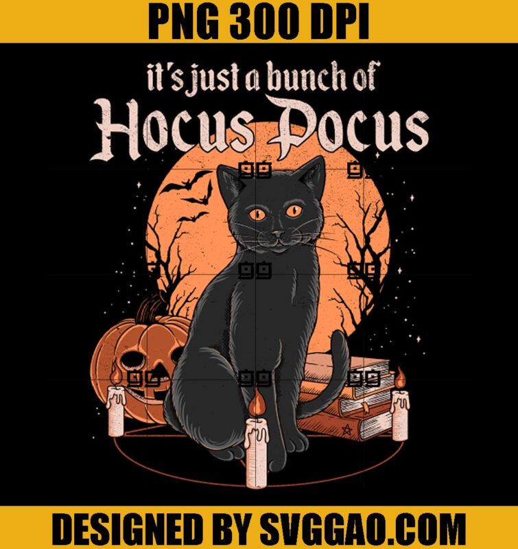 Bunch Of Hocus Pocus PNG, Cat Halloween PNG