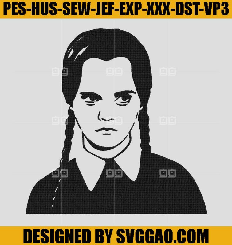 Wednesday Addams Embroidery, Addams Family Embroidery