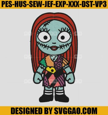 Sally Chibi Embroidery, The Night Before Christmas