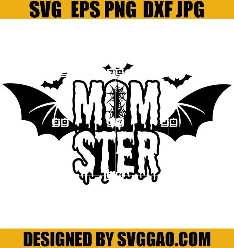 Momster SVG, Halloween SVG, Spooky SVG
