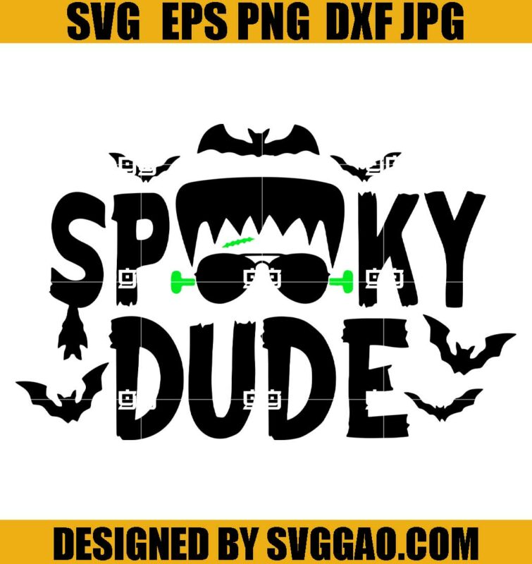 Spooky Dude SVG, Boy Halloween SVG, Halloween SVG