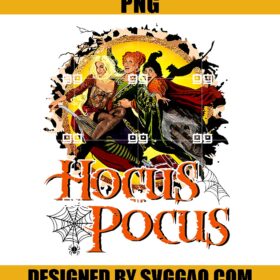 Hocus Pocus PNG, Leopard Hocus Pocus Halloween PNG