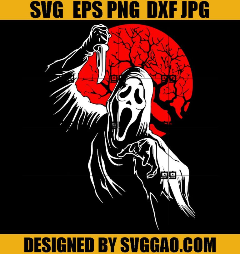 Scream Horror Characters Ghostface Knives SVG, Horro SVG, Halloween SVG ...